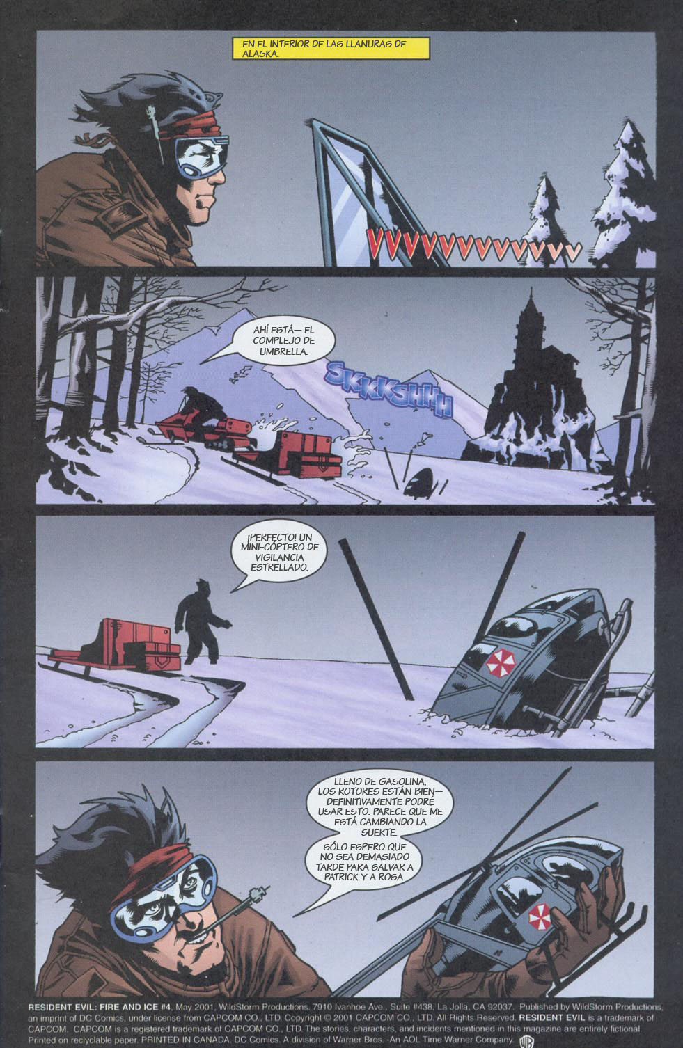 Resident Evil FIRE and ICE Comics #4 - Resident Evil Center